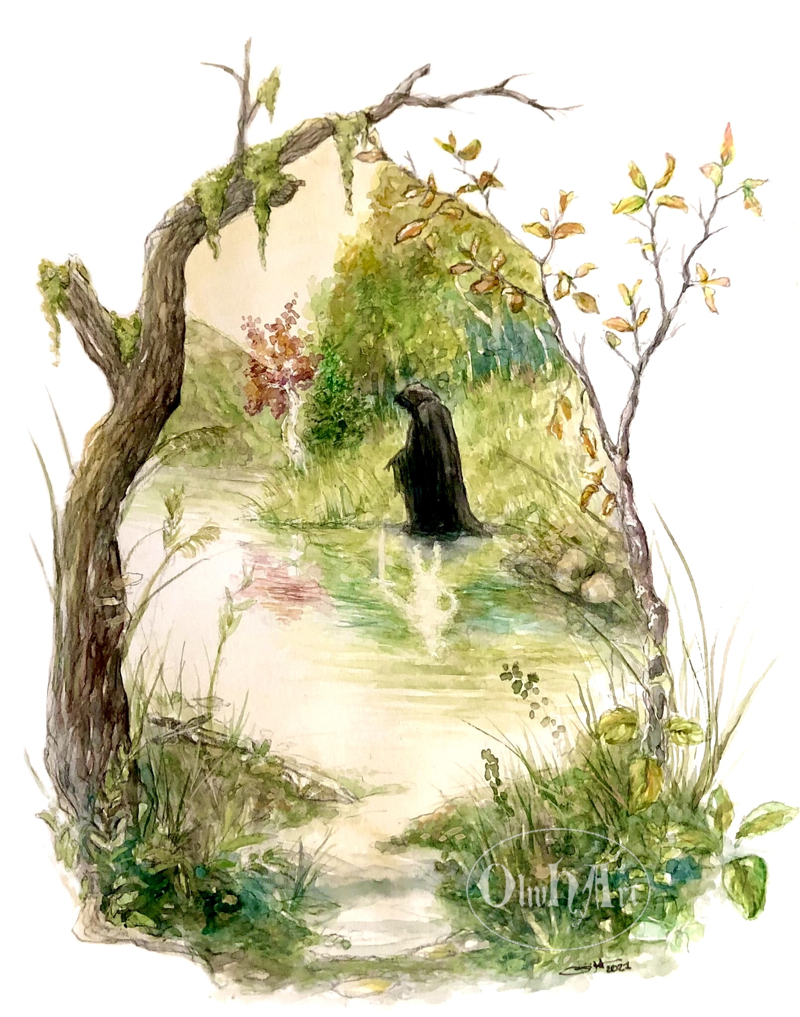 Artwork of Olivia Huffaker – Watercolor, gouache, and ink artwork by ...